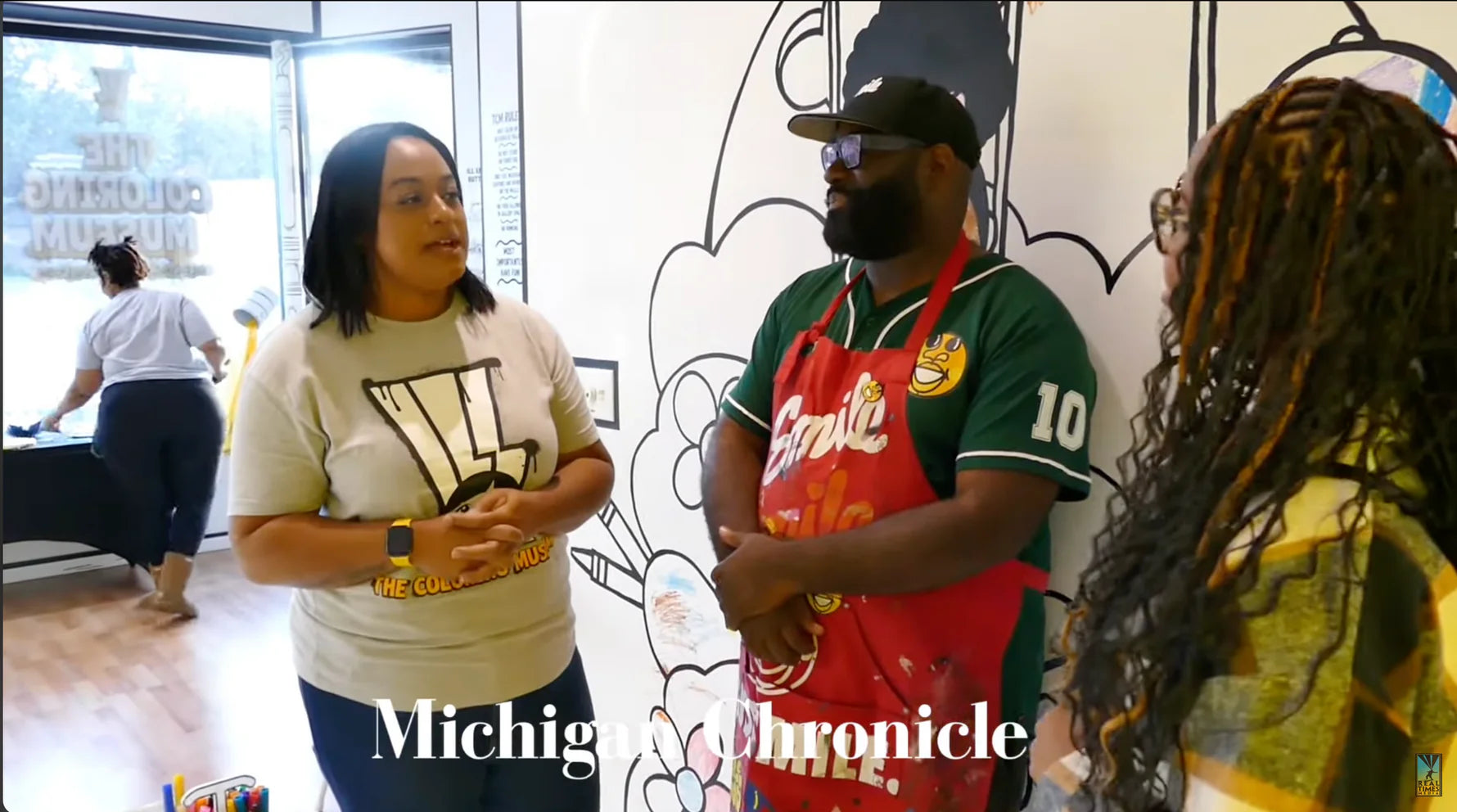 Michigan Chronicle - Smile Land Exhibition at The Coloring Museum